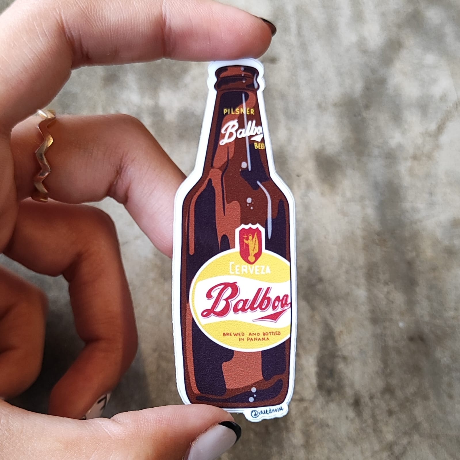 Sticker - Botella de cerveza – ineednoise